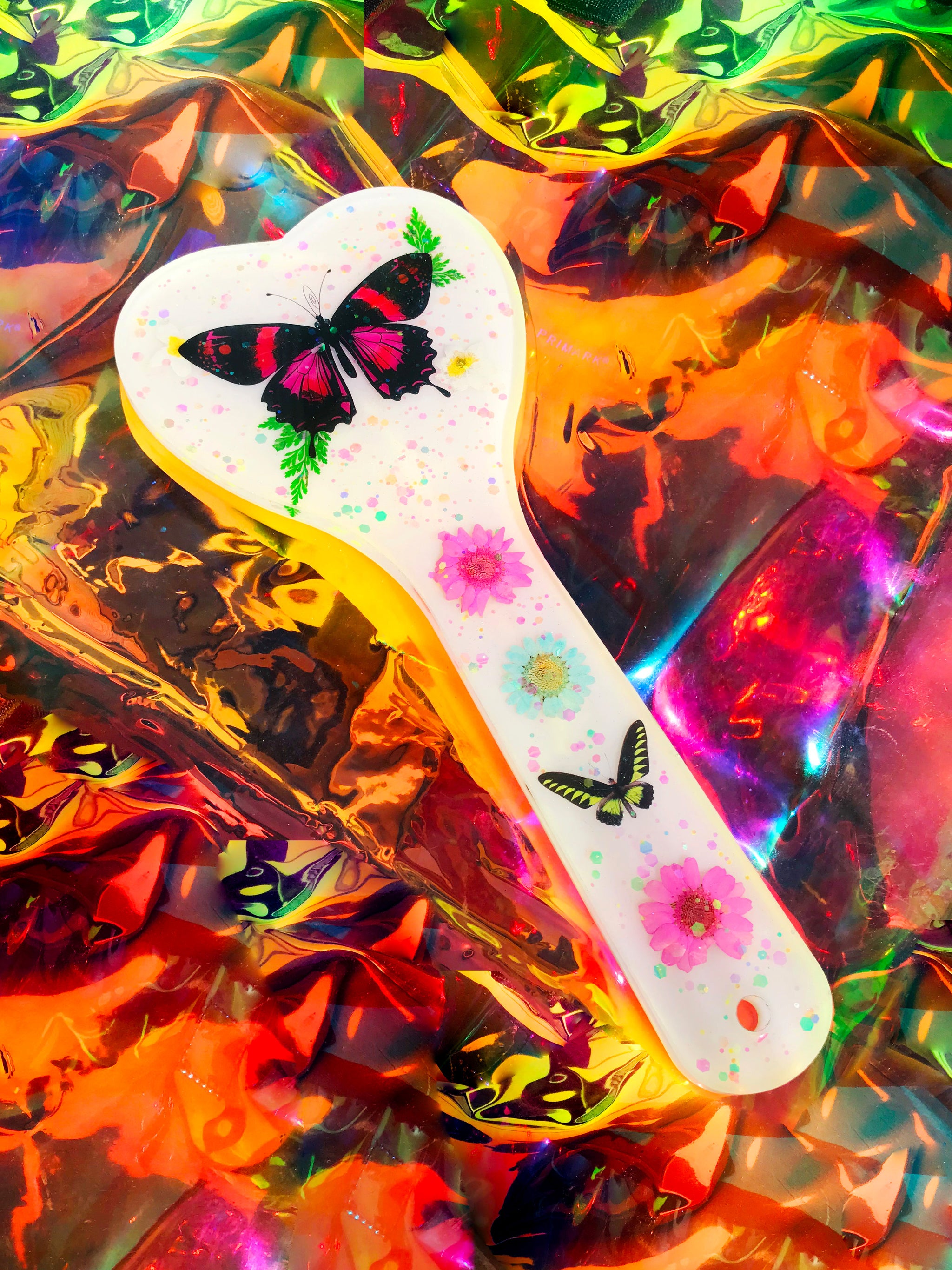 🦋 Heart Shaped Butterfly Resin Spanking Paddle 🦋│Beauglyful – BEAUGLYFUL